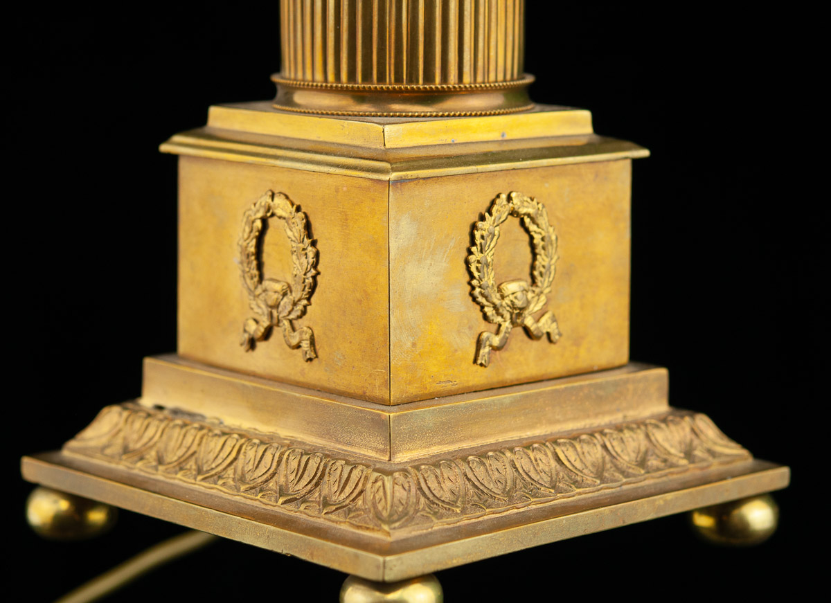 Antique bronze table lamp - Idla Antiik