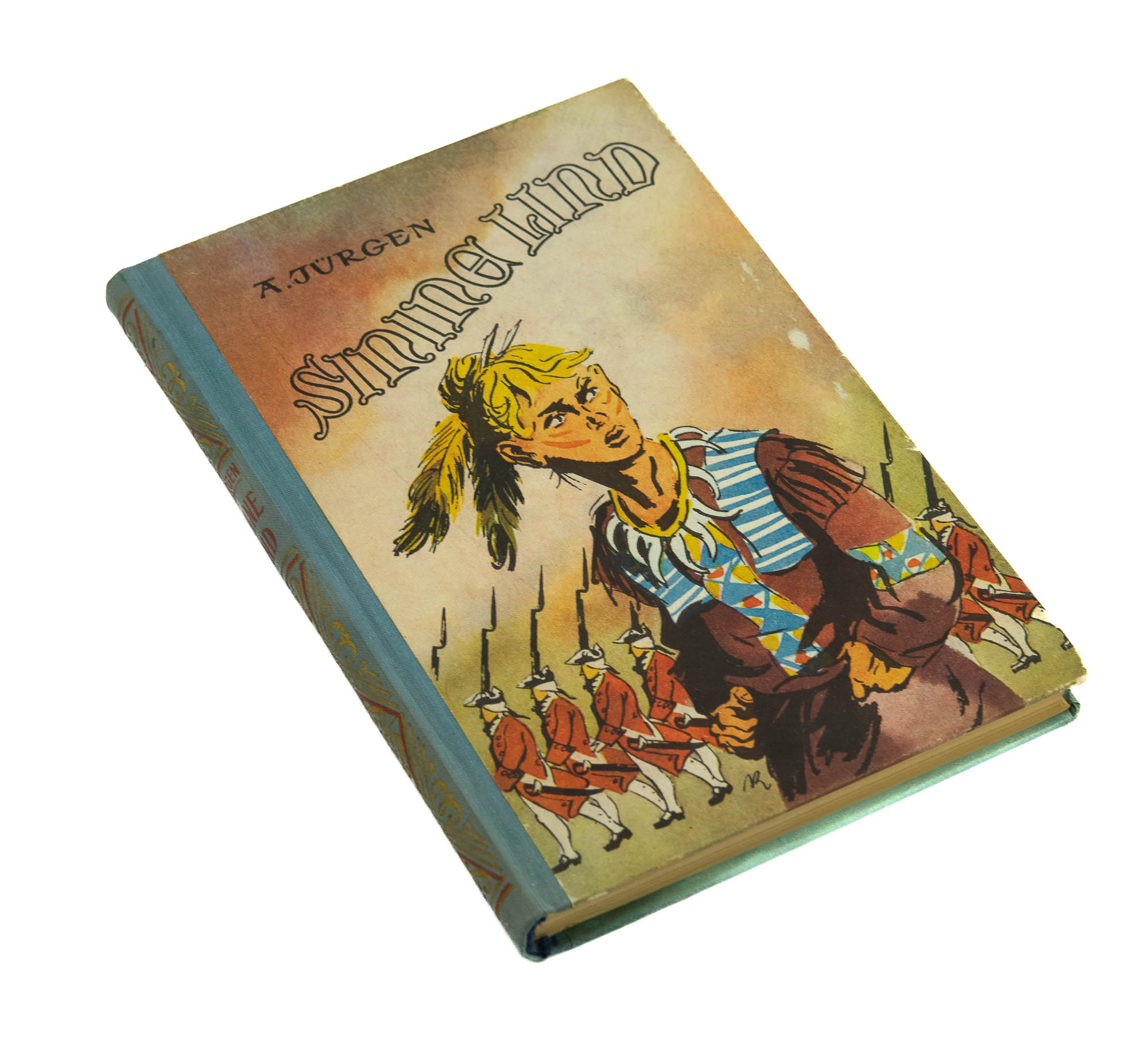 Sinine lind Irokeeside kasupoeg, Anna Jürgen 1958a Seiklusjutte maalt ...