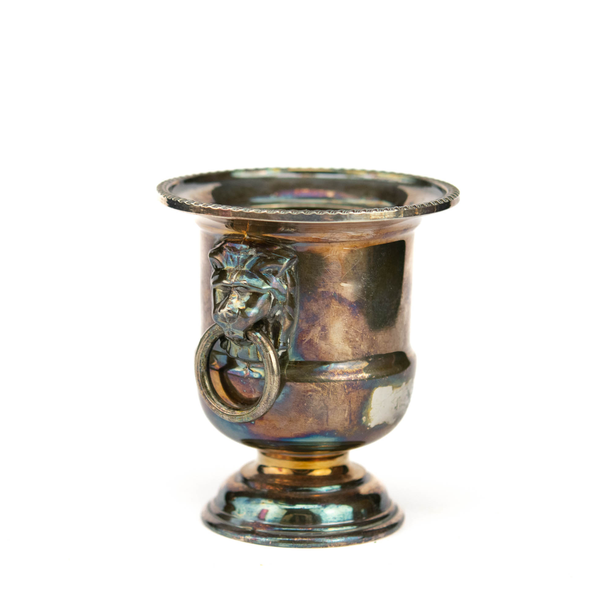 Inglise miniatuurne kuuler, hõbetatud - Idla Antiik