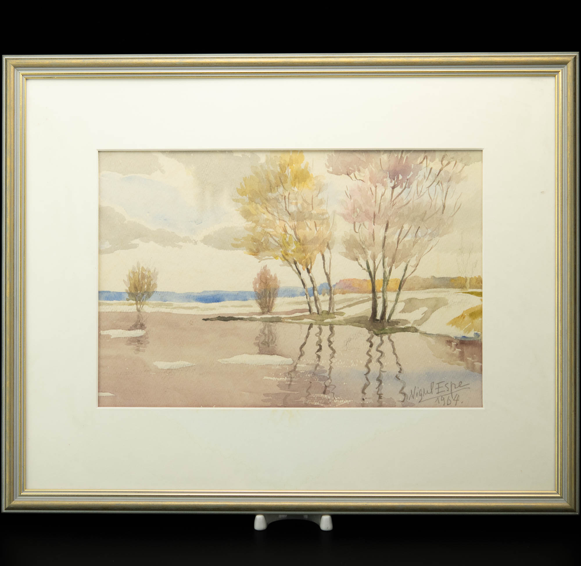 Nigul Espe (1907-1970) akvarell 1964a - Idla Antiik